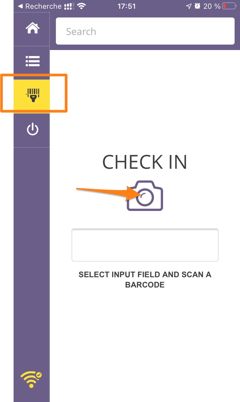 Scan Billet avec l’App Checkinera – deepSense