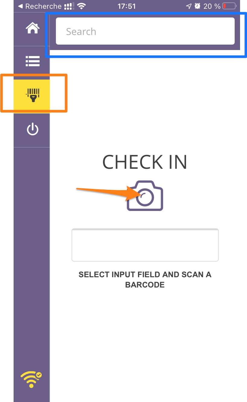 Scan Billet avec l’App Checkinera – deepSense